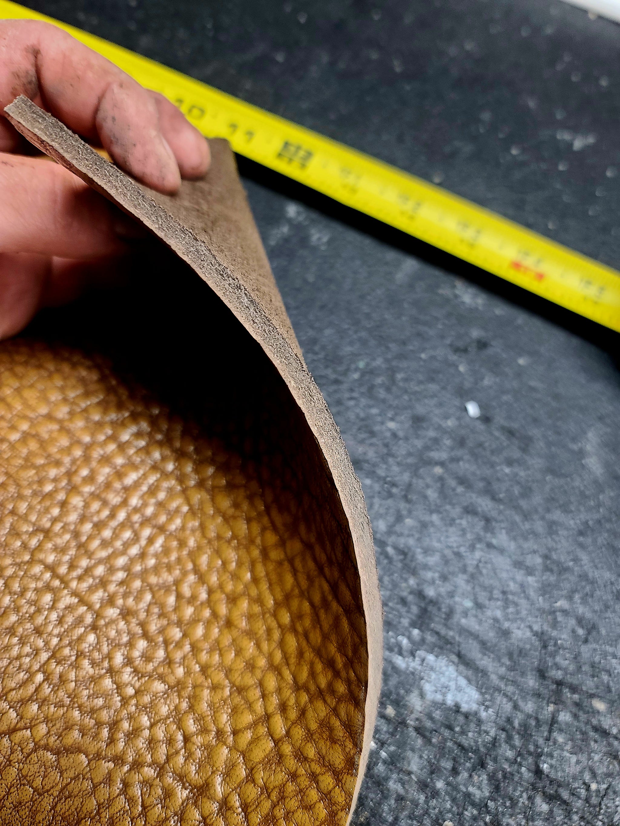 Buffalo Leg Pad, Flint Knapping – Danny Collins Custom Leather