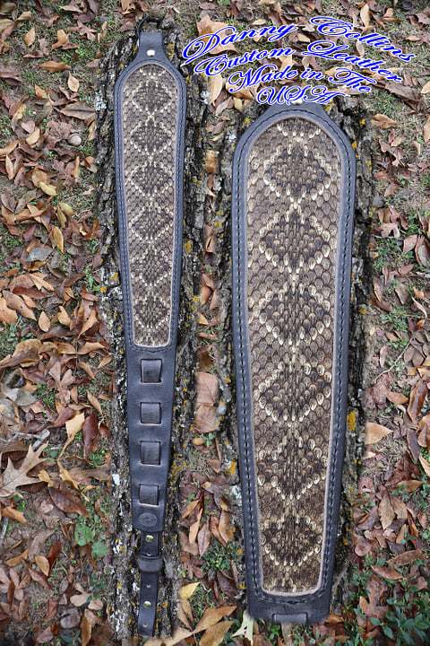 Calf Creek Buffalo Rifle Sling with Rattlesnake Inlay – Danny Collins ...