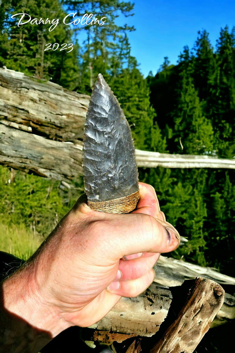 Stone Neck Knife, Neolithic Art, Stone Art – Danny Collins Custom Leather