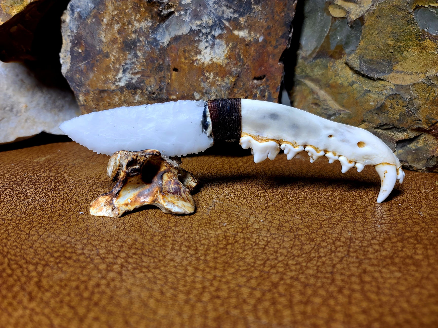 Neolithic Stone Art – Danny Collins Custom Leather