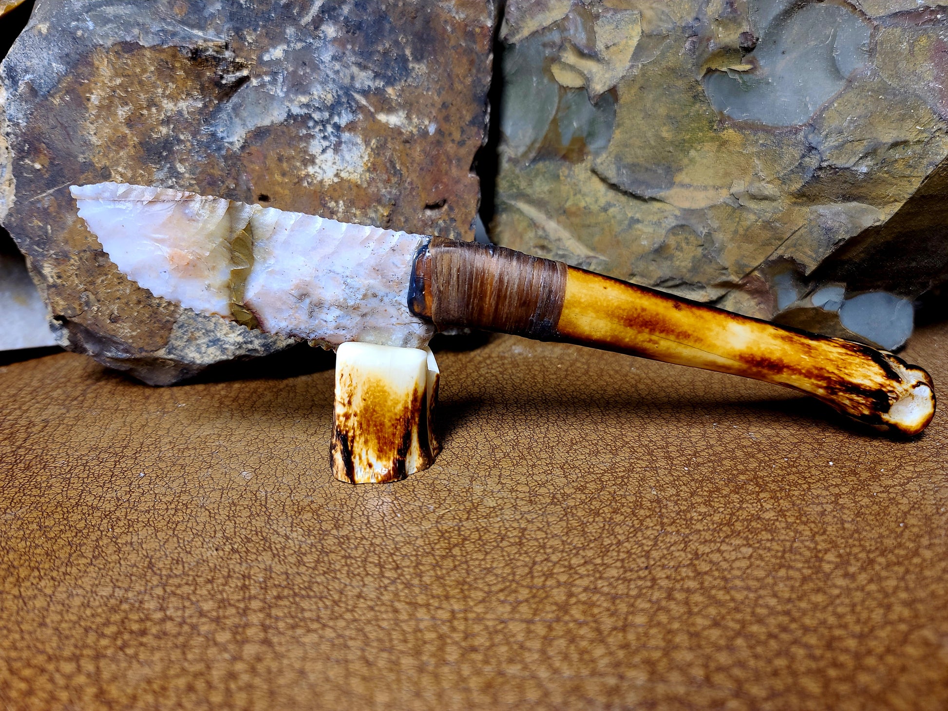 Neolithic Stone Art – Danny Collins Custom Leather