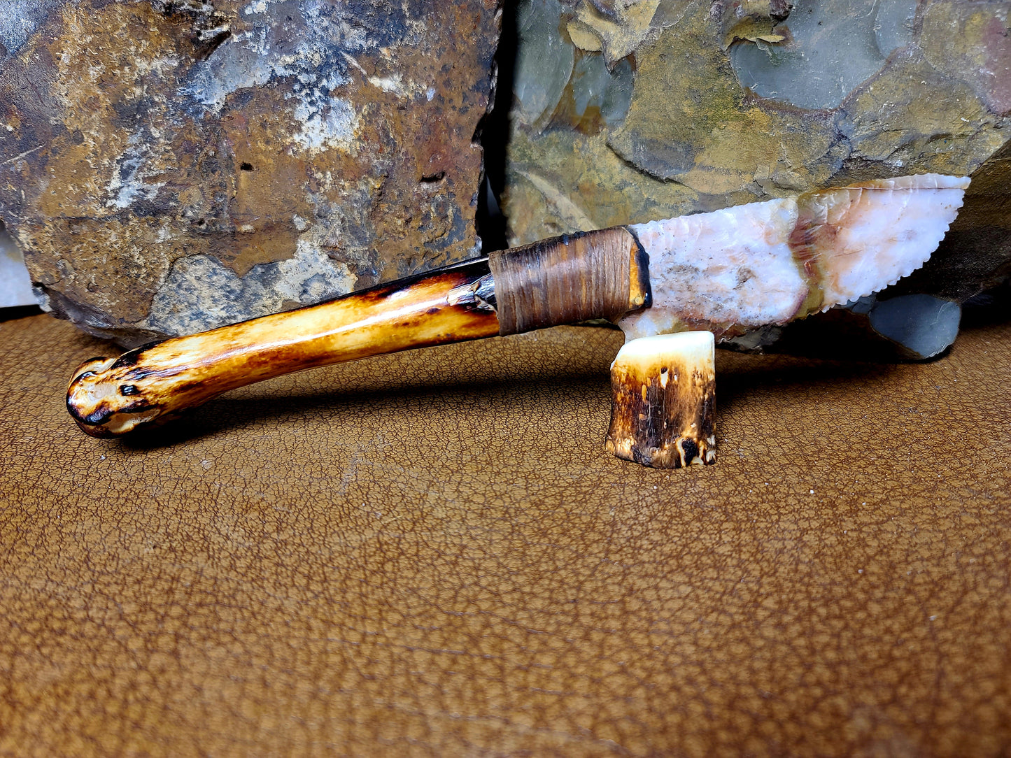 Neolithic Stone Art – Danny Collins Custom Leather