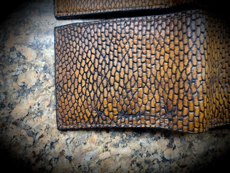 Beaver Tail Wallet with ID, Leather bifold wallet – Danny Collins ...